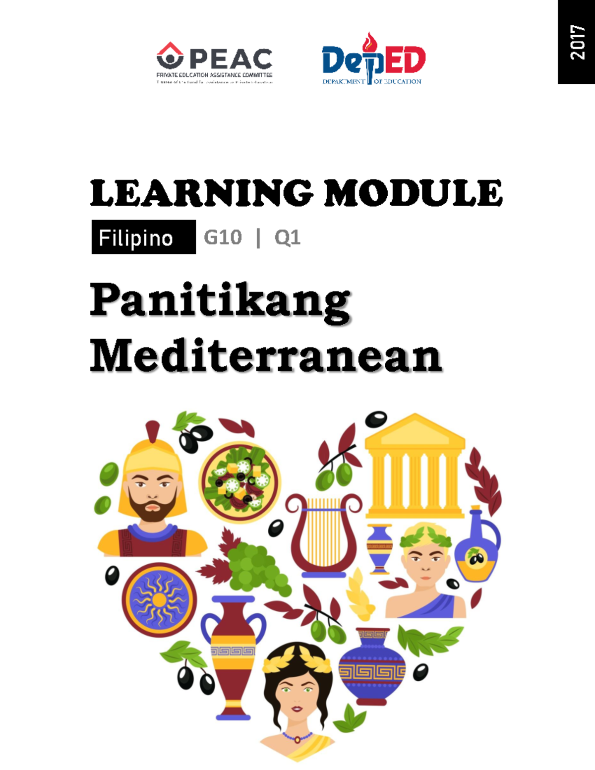 FILG10Q1 - Quarter 1 - Panitikang Mediterranean Filipino G10 | Q ...