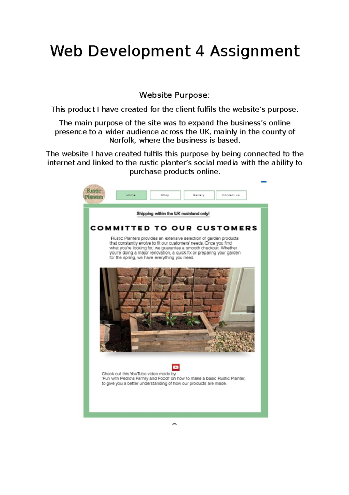 Web Development 4 Assignment - Web Development 4 Assignment Website ...