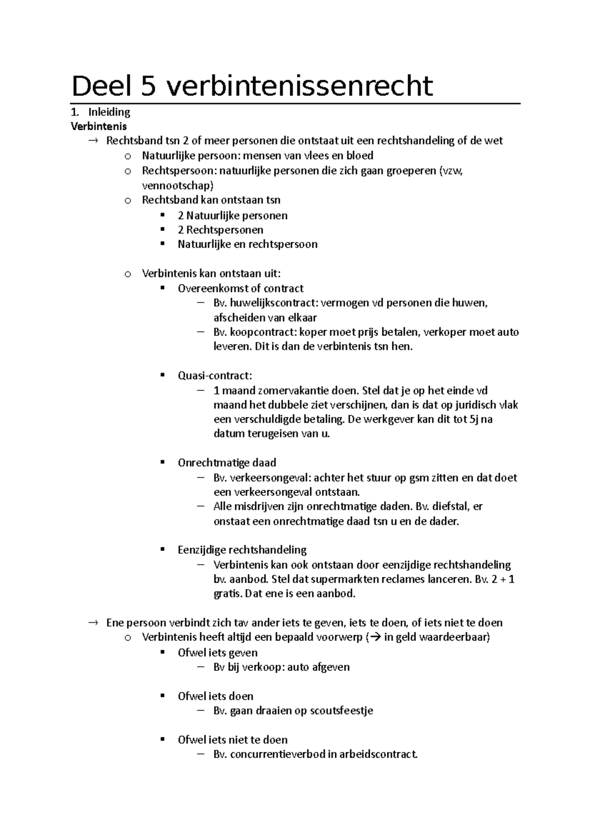 Deel-5-verbintenissenrecht - Deel 5 verbintenissenrecht Inleiding ...