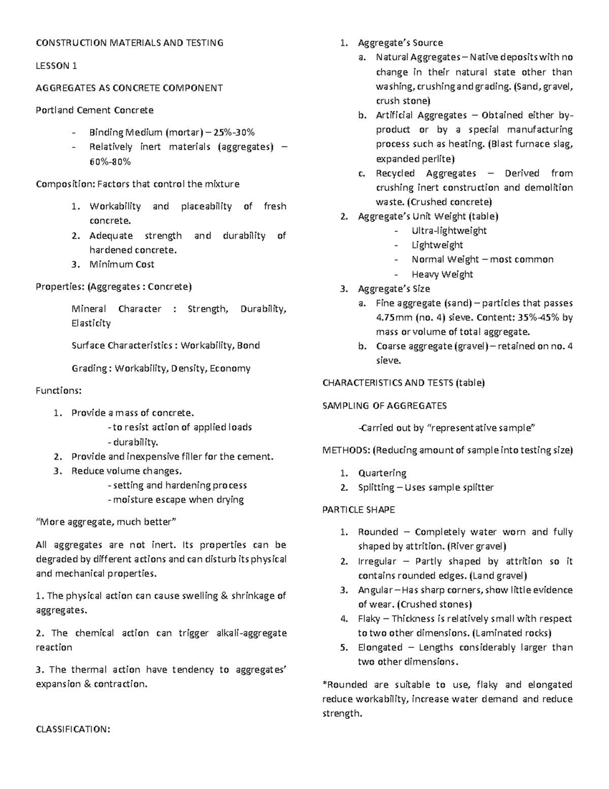 Construction Materials AND Testing - CONSTRUCTION MATERIALS AND TESTING ...