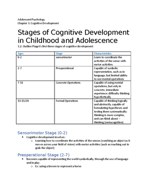Chapter 3- Prenatal Development - Child Psychology Chapter 3: Prenatal ...
