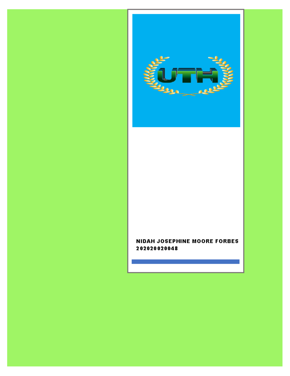 Tarea 4 Modulo IV Derecho Laboral PDF - NIDAH JOSEPHINE MOORE FORBES 202020020048 TAREA MÓDULO ...