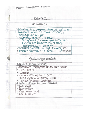 Constipation - Exam 2 - PHA 413 - Studocu