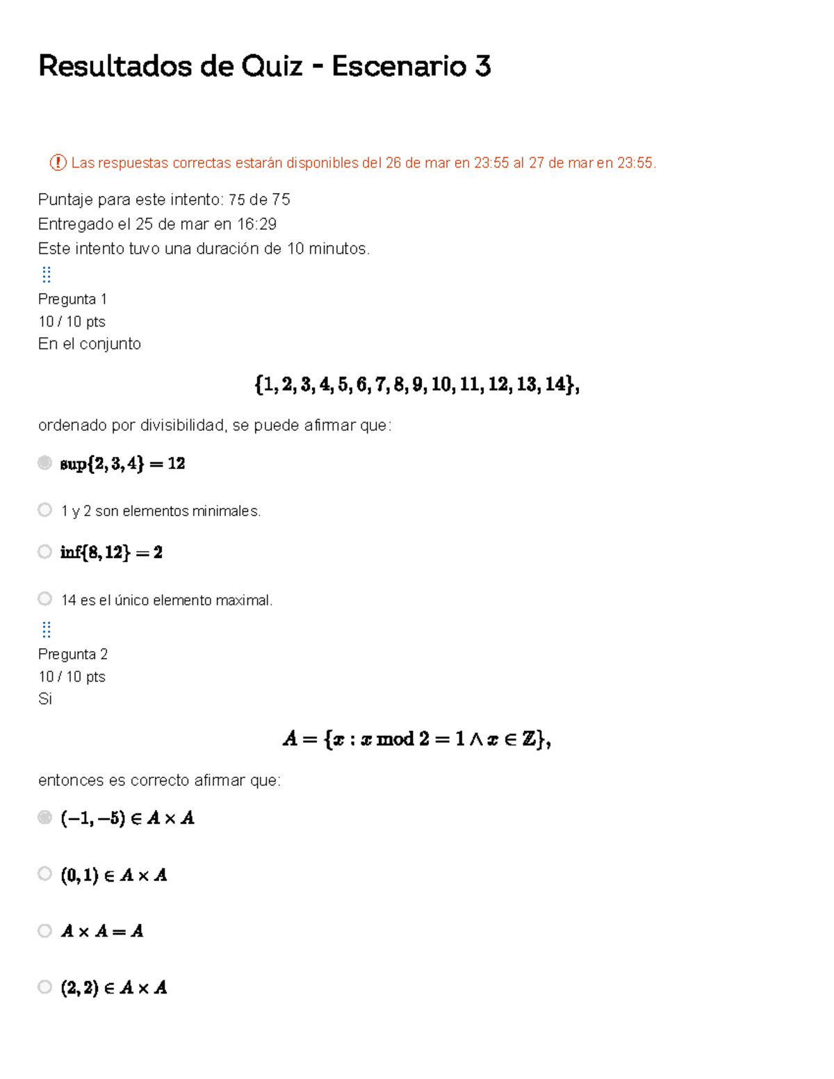 Quiz - Escenario - Teoria de la computacion 3 - Resultados de Quiz - Escenario 3 para CRISTHIAN ...