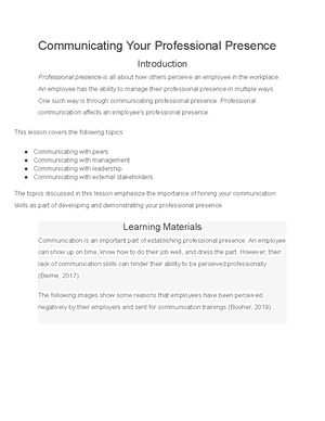 Defining Professionalism - Defining Professionalism Introduction What ...