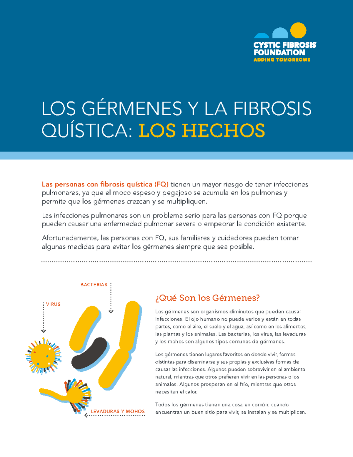 Los Gérmenes y la Fibrosis Quística Los Hechos - LOS GÉRMENES Y LA ...