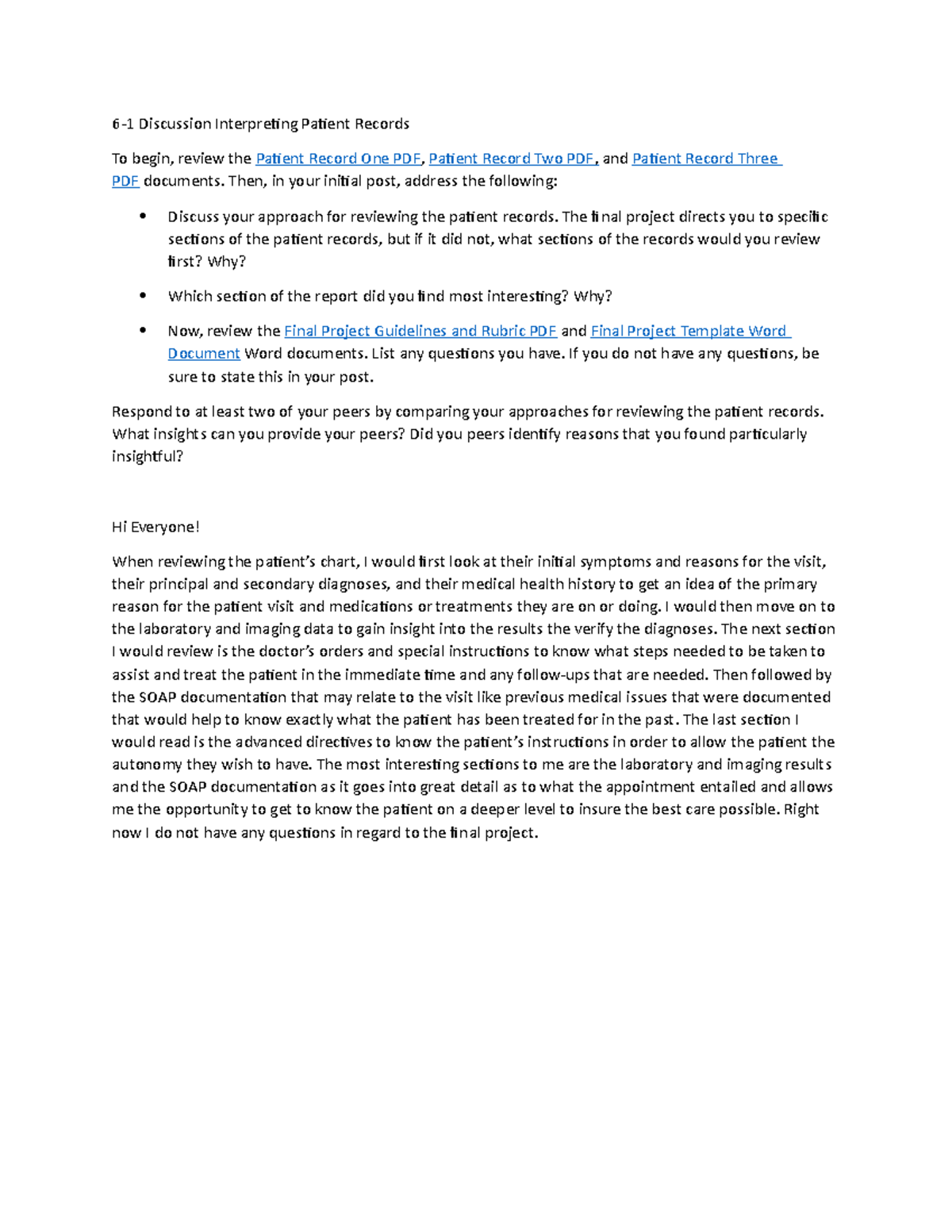 6 1 Discussion Interpreting Patient Records Then In Your Initial Post Address The Following 6-1-discussion-interpreting-patient-records-then-in-your-initial-post-address-the-following