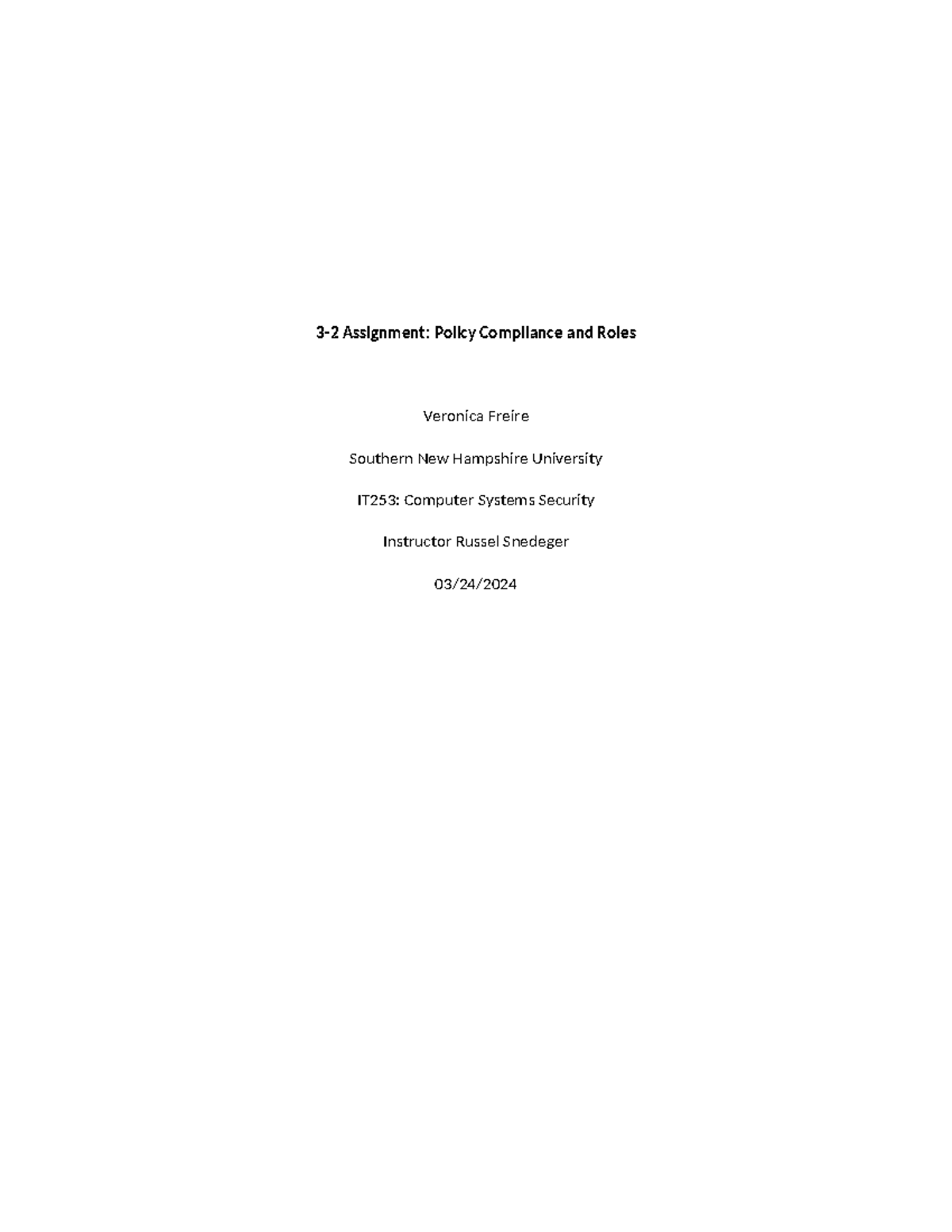 3-2 Assignment - Do you think the law or regulation has influenced the ...