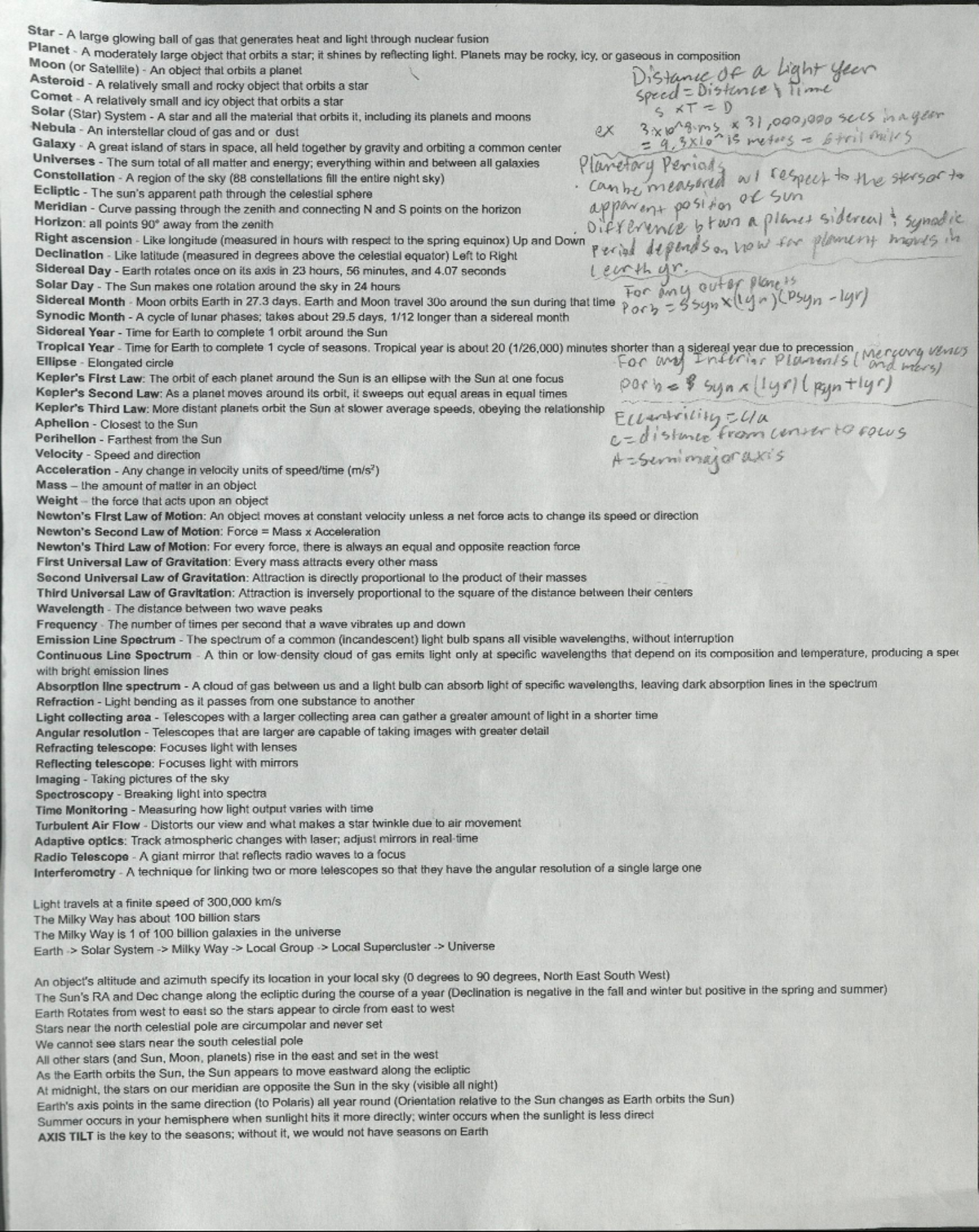 practice study guide exam 1 - ASTR 114 - Studocu