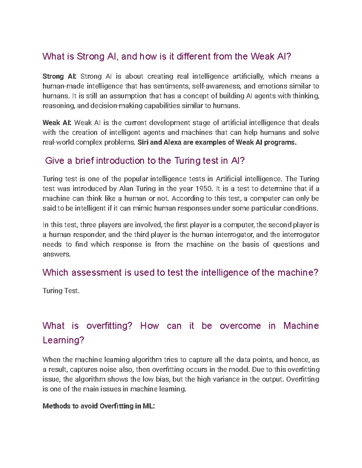 Artificial Intelligence - What is Strong AI, and how is it different ...