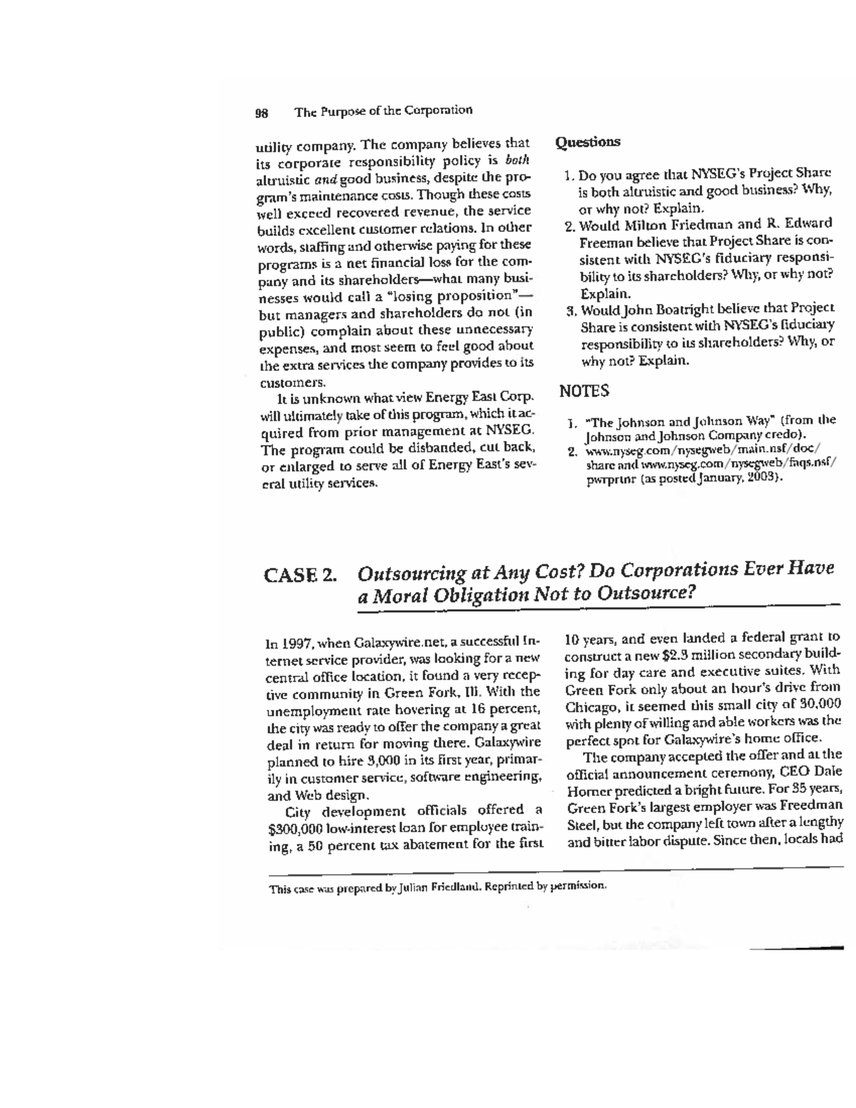 Case Study- Outsourcing - PHIL 331A - Studocu