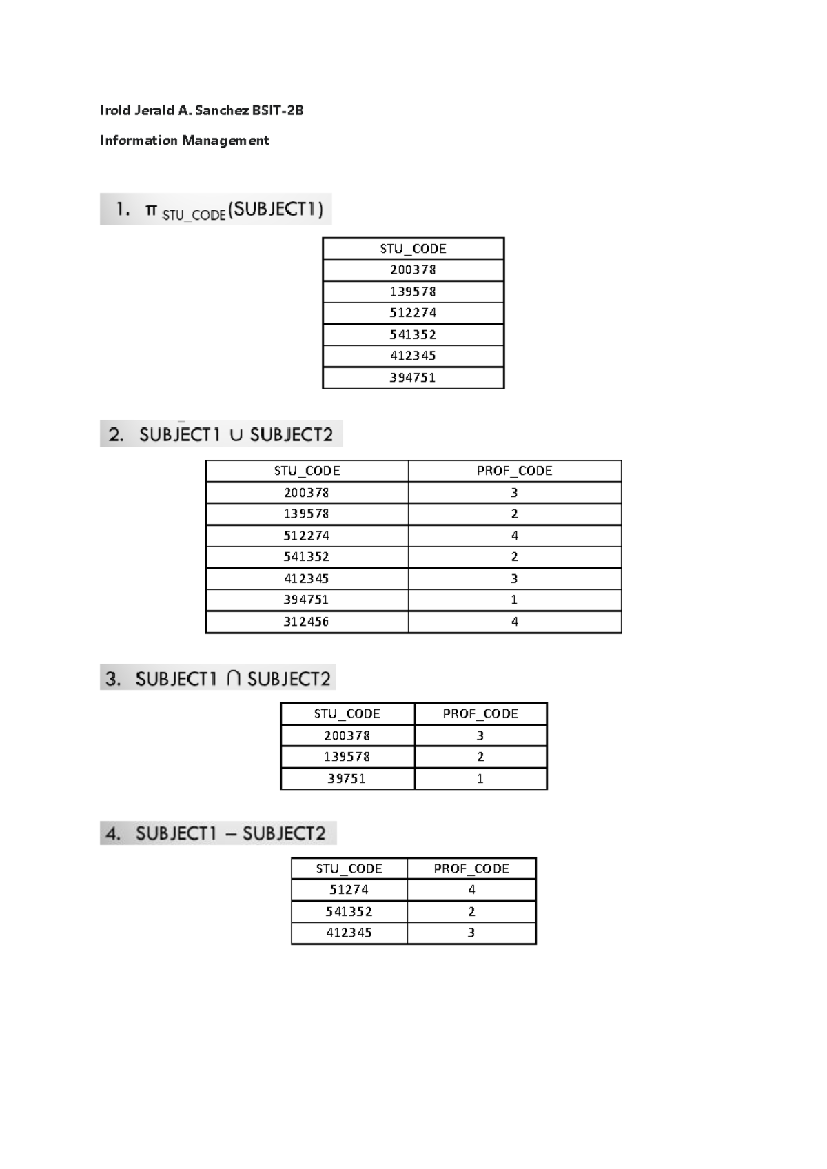Document - Bachelor of Science in Information Technology - Irold Jerald ...