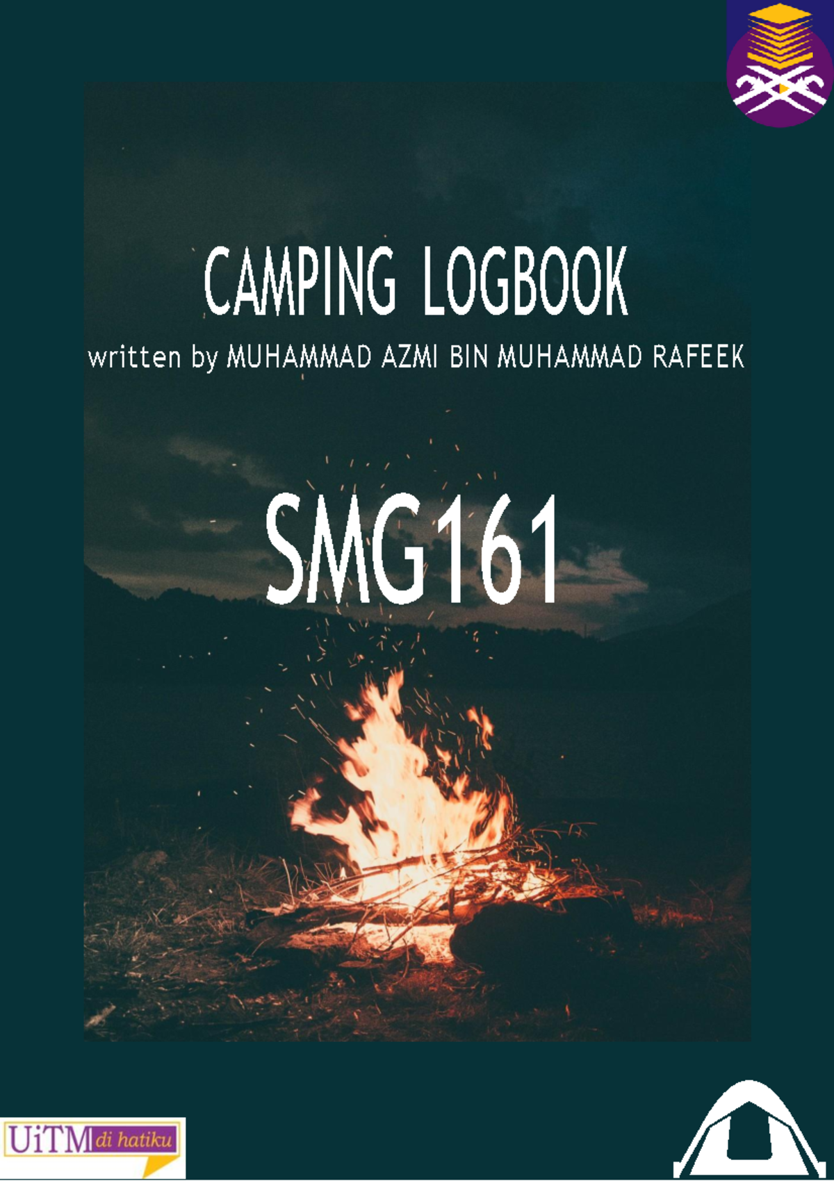 Camping logbook - 1 g CAMPING LOGBOOK written by MUHAMMAD AZMI BIN ...