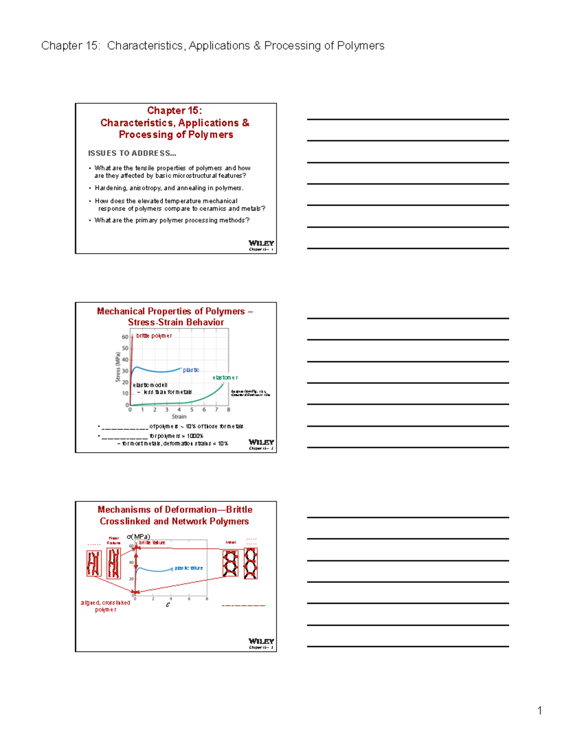 Chapt 15 10e student handout - Chapter 15 - 1 Chapter 15 ...
