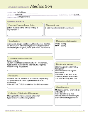 Spironolactone Med Card - ACTIVE LEARNING TEMPLATES THERAPEUTIC ...