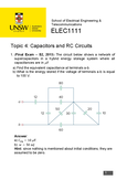 ELEC1111 - UNSW Sydney - Electrical Circuit Fundamentals - Studocu