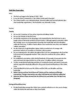 Russia essay questions - Essay Questions: Russia 1917-91: from Lenin to ...