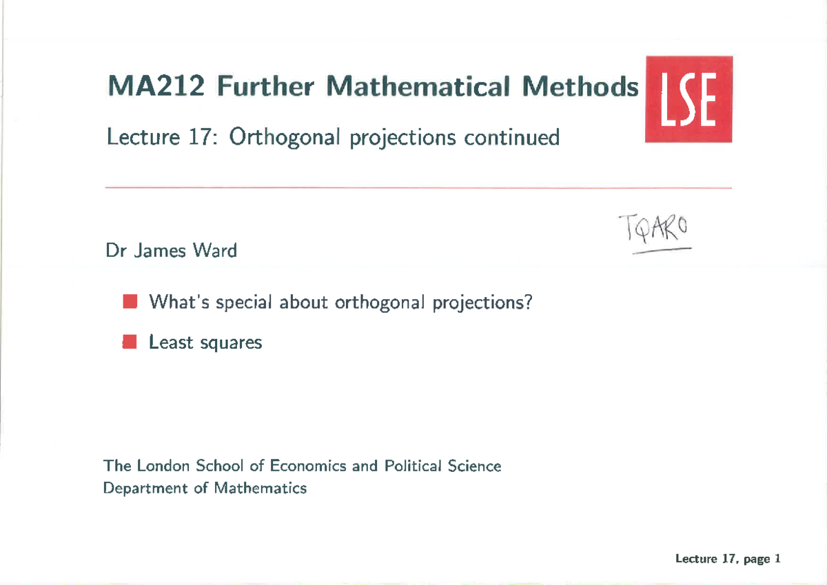Lecture - fm213 - fm213 - Studocu