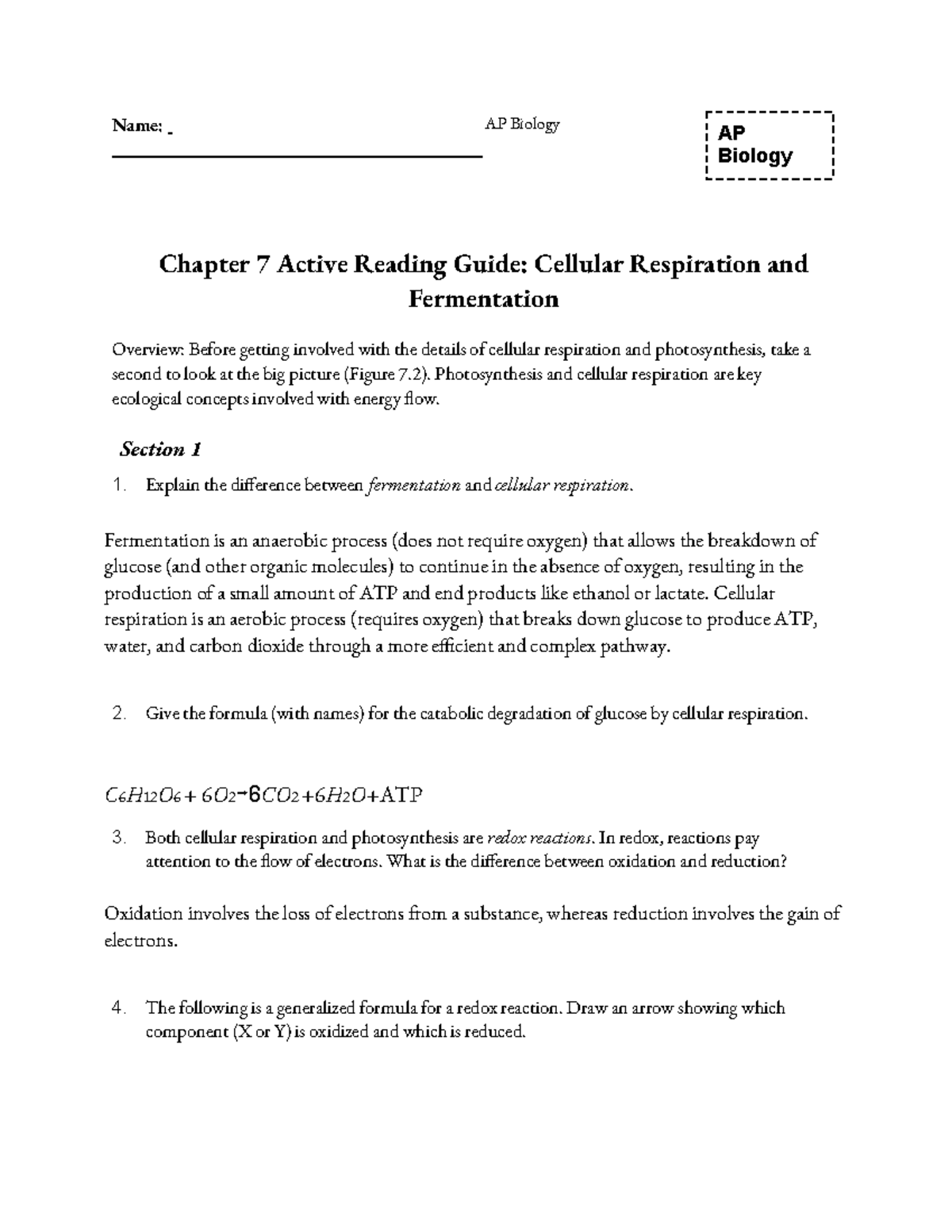 Copy of Vera Sotelo Newhall - Chapter 7 Active Reading Guide - Name: AP ...