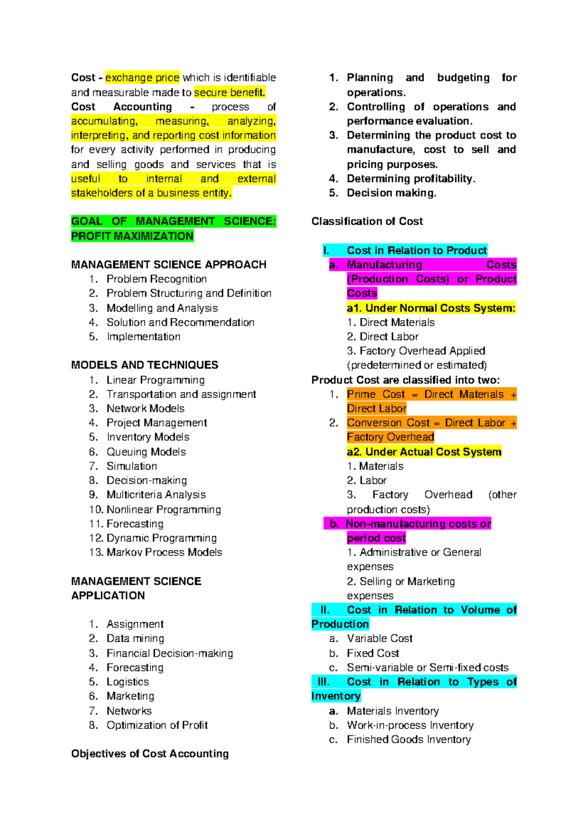 Mansci-Reviewer - this is a reviewer - Cost - exchange price which is ...