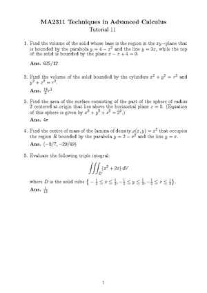 Tut1 - nil - DSA2102 Essential Data Analytics Tools: Numerical Computation Semester 2, AY 2021 ...