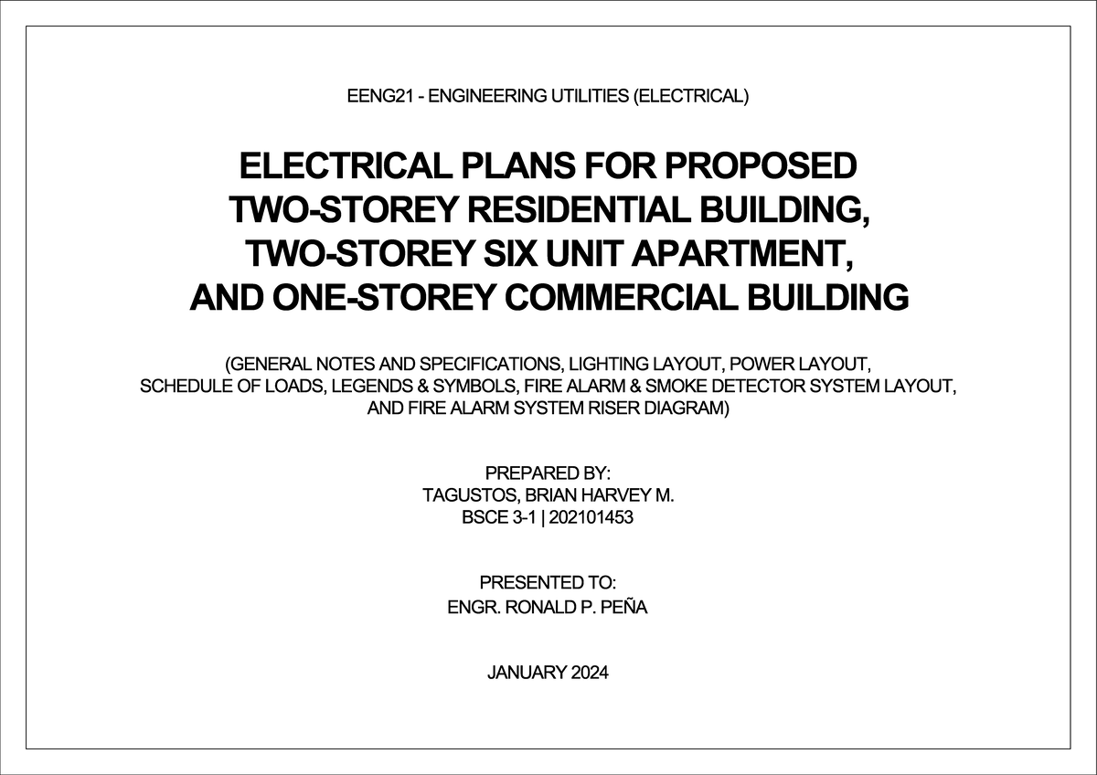 EENG21-Tagustos Final-Project - EENG21 - ENGINEERING UTILITIES ...