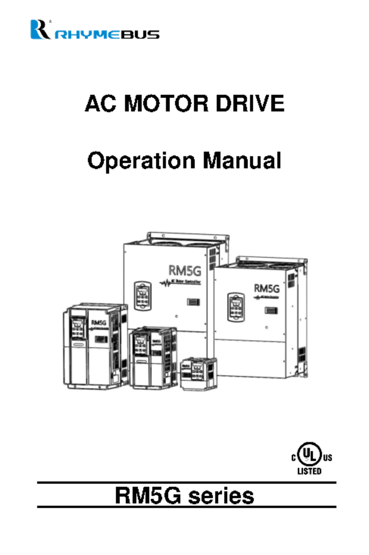 Manual RM5G - Hhhh - AC MOTOR DRIVE Operation Manual RM5G series ISO ...