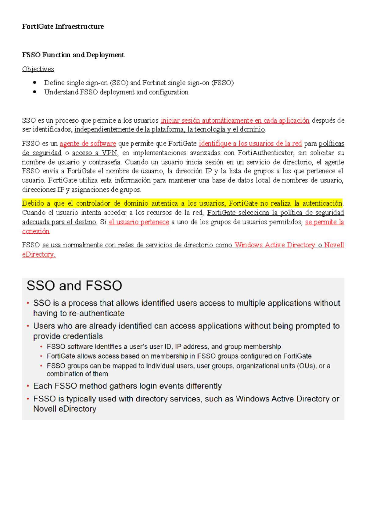 Forti Gate Infraestructure 03 Fortinet Single Sing-On - FortiGate ...