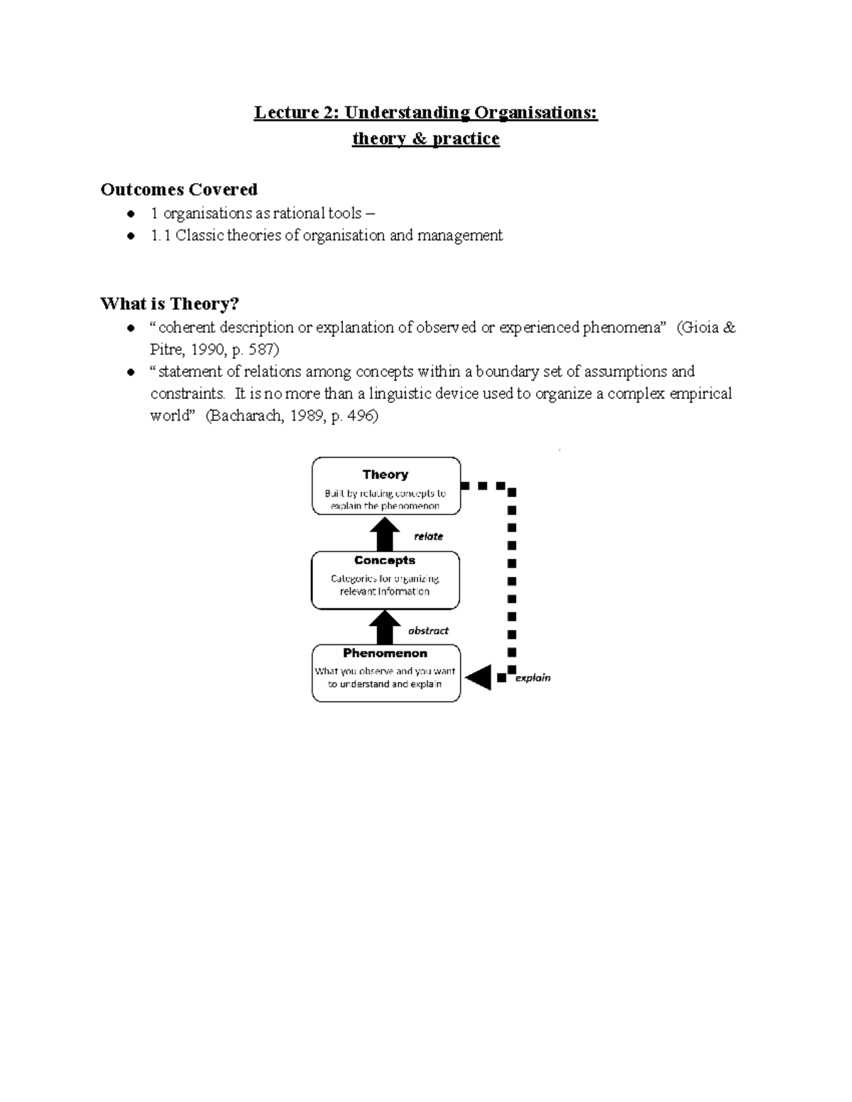 Lecture 2 Lecture 2 Understanding Organisations Theory And Practice