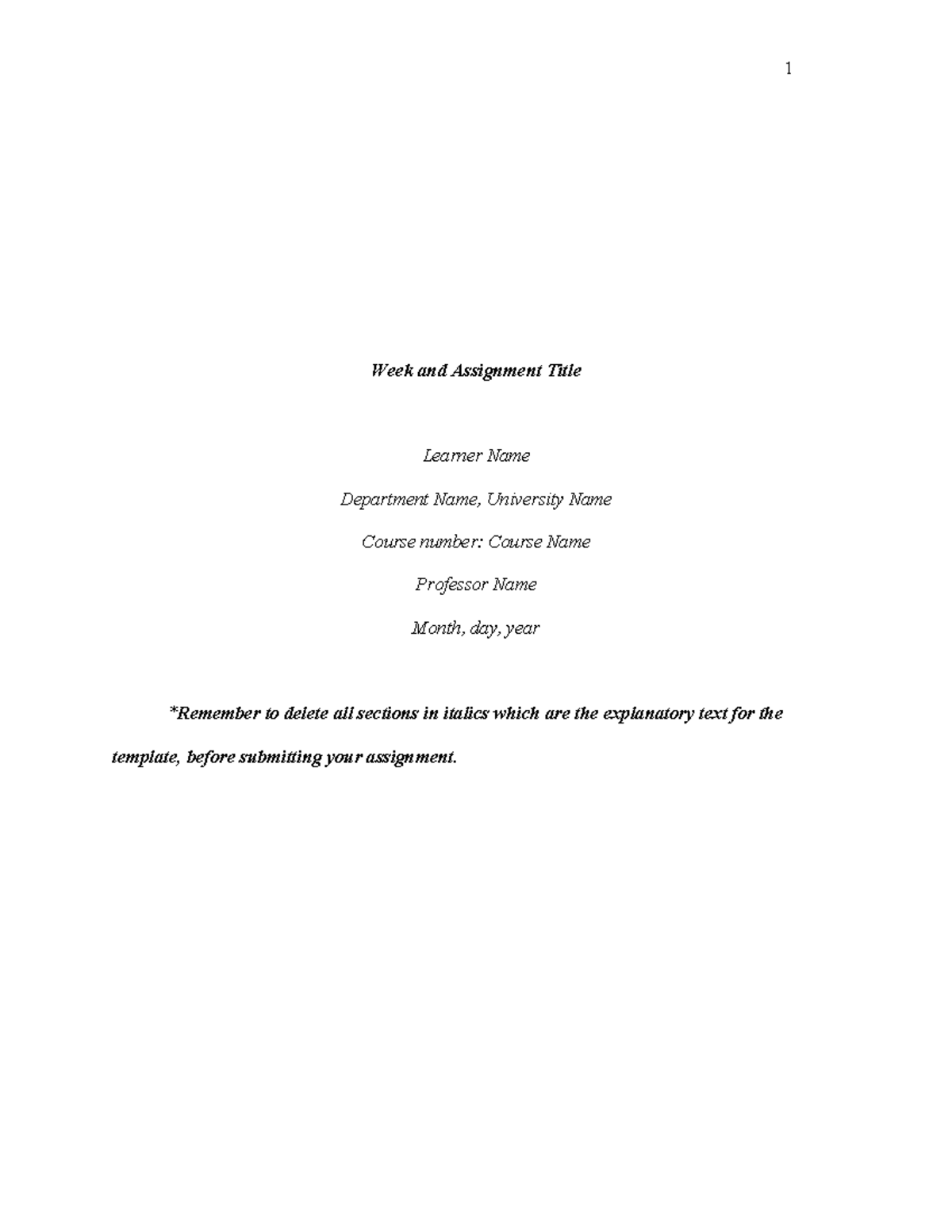 Cf COUN5107 u03a1 template - Week and Assignment Title Learner Name ...