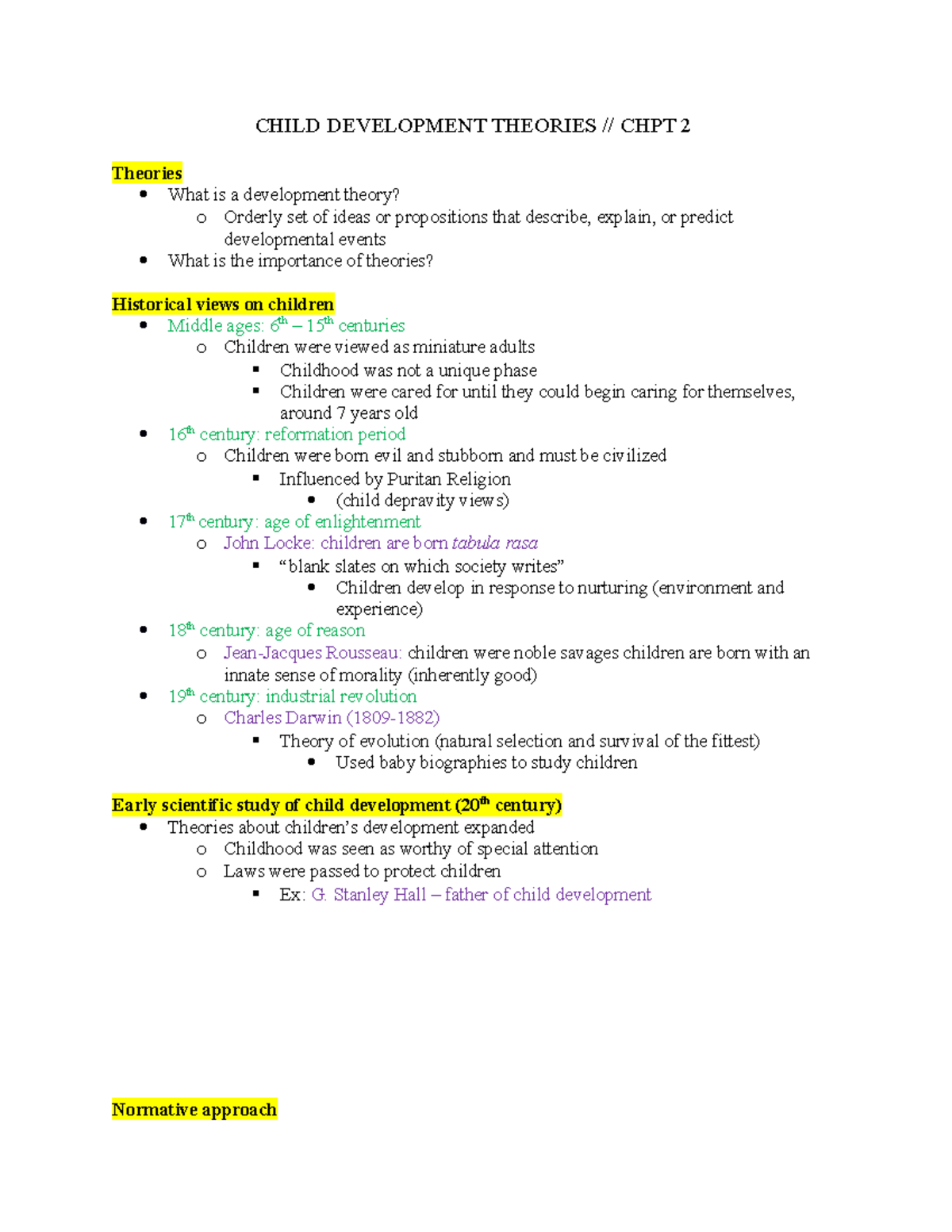 Child Development Theories - CHILD DEVELOPMENT THEORIES // CHPT 2 ...