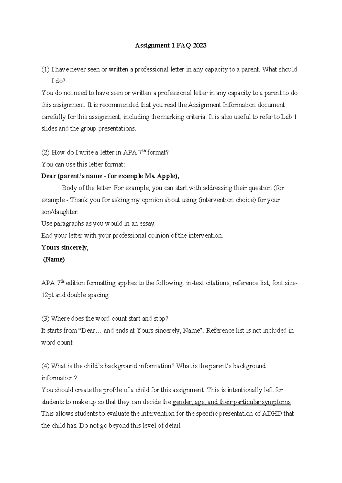 Assignment 1 FAQ 2023 - Assignment 1 FAQ 2023 (1) I have never seen or ...