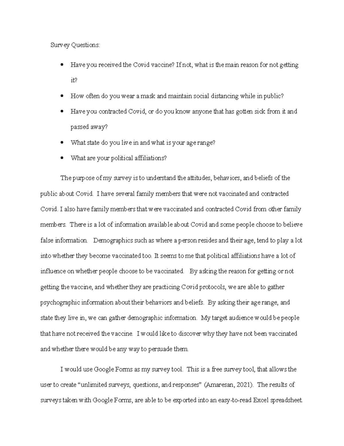 4-1 Discussion Designing Effective Surveys - Survey Questions: Have you ...