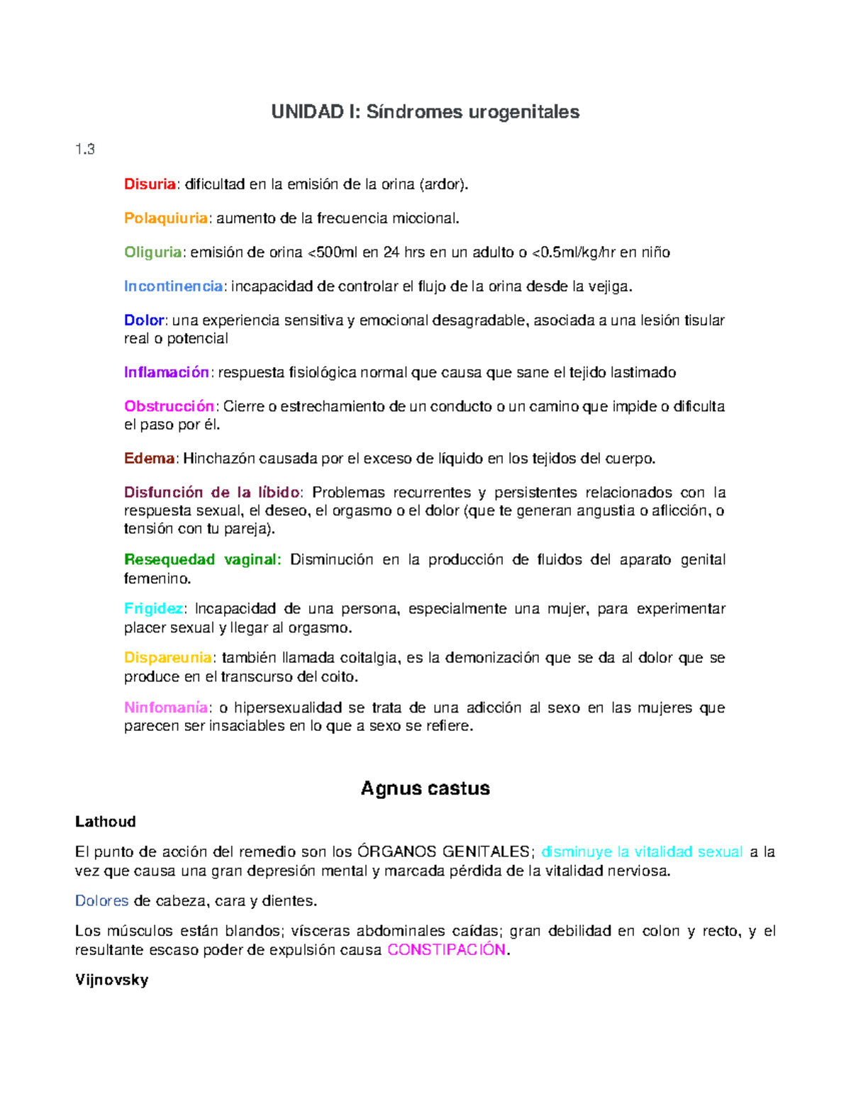 Unidad I tarea 3 - comparación de medicamentos homeopáticos en los ...