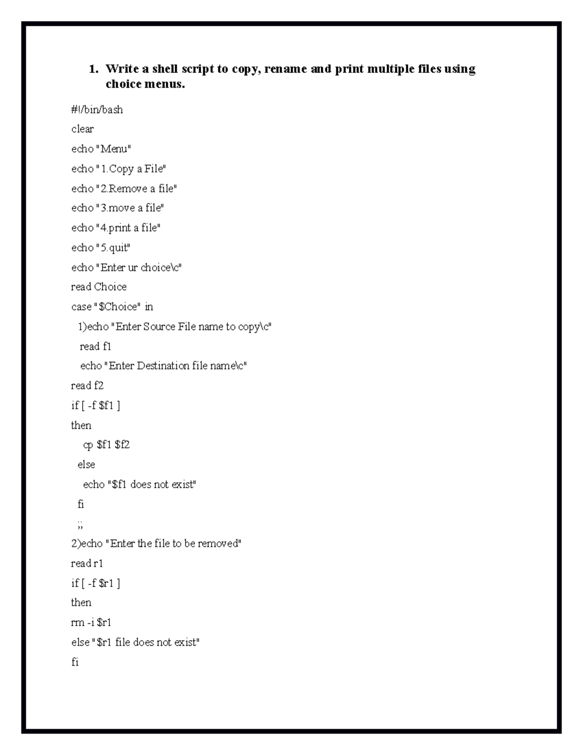Unix lab - A practical record for distributed operating system - 1 ... Unix lab - A practical record for distributed operating system - 1 ...