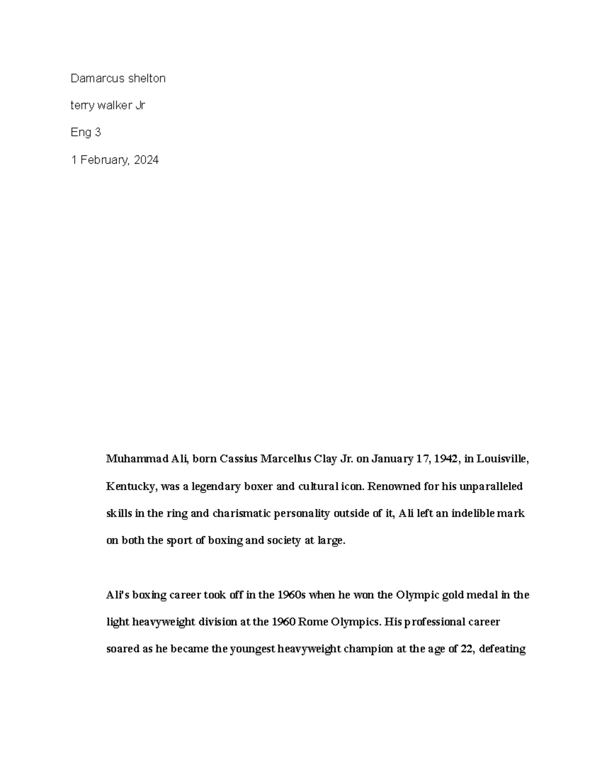 Essay - This will help - Damarcus shelton terry walker Jr Eng 3 1 ...