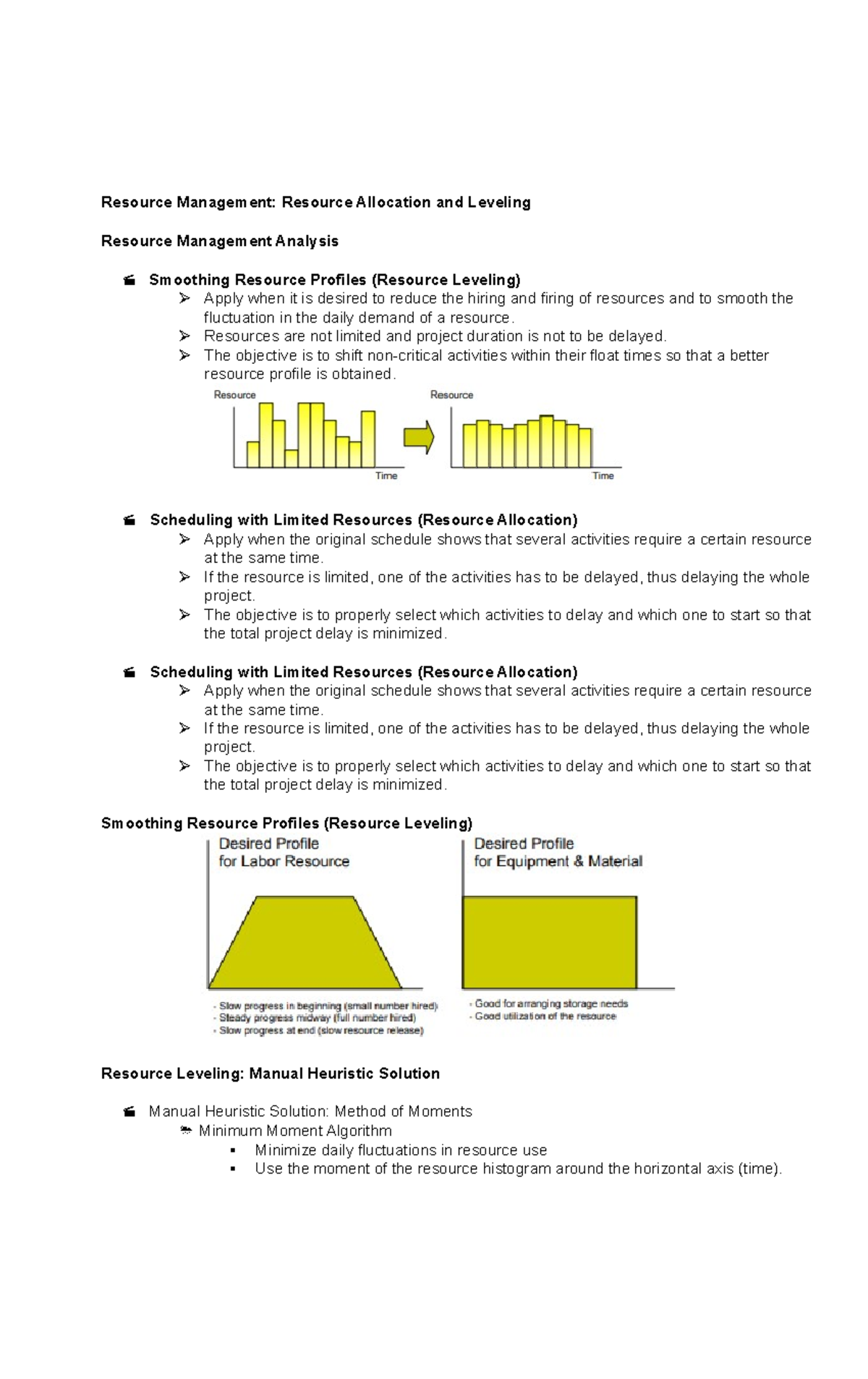 IM-8 Advanced Construction Method And Equipment - Resource Management ...