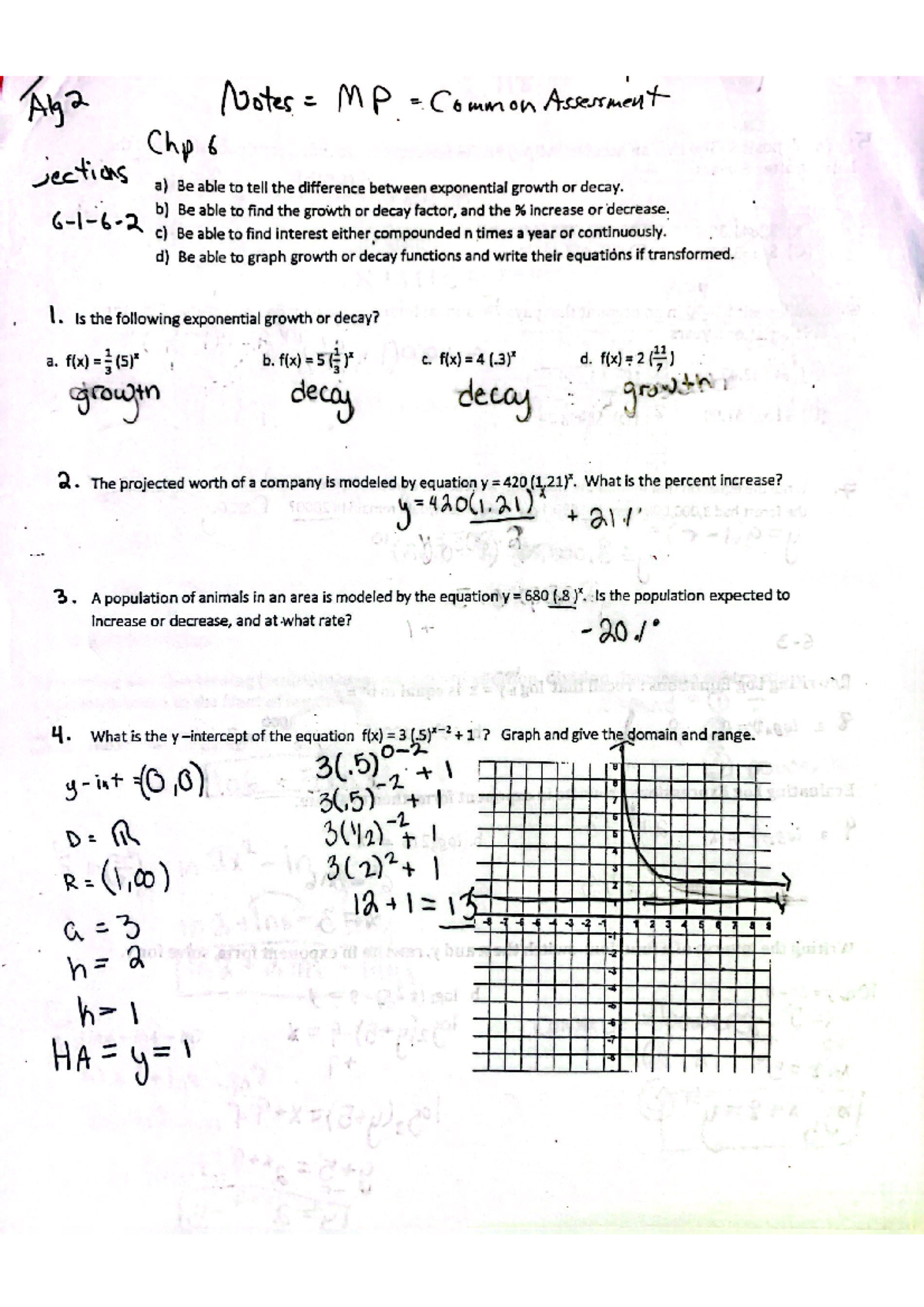MP4 Common Assessment- Probability - Studocu