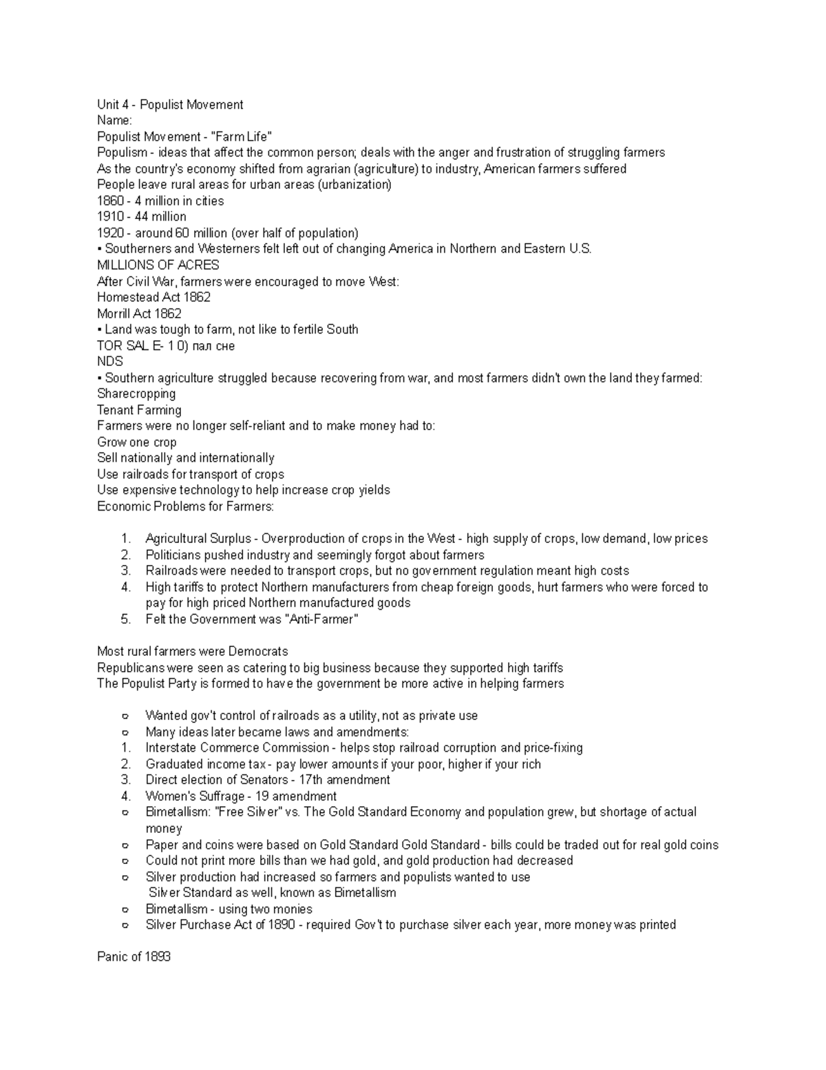 Untitled document 7 - The Populist and Progressive Era - Unit 4 ...