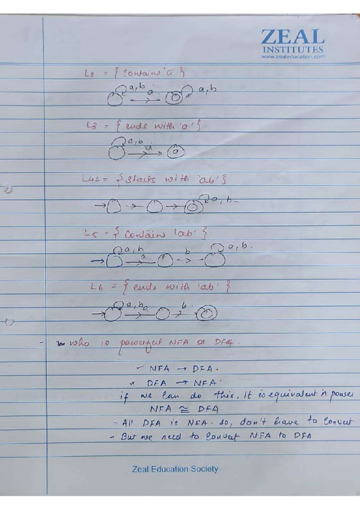 TOC - TOC first unit notes - Computer Engineering - Studocu