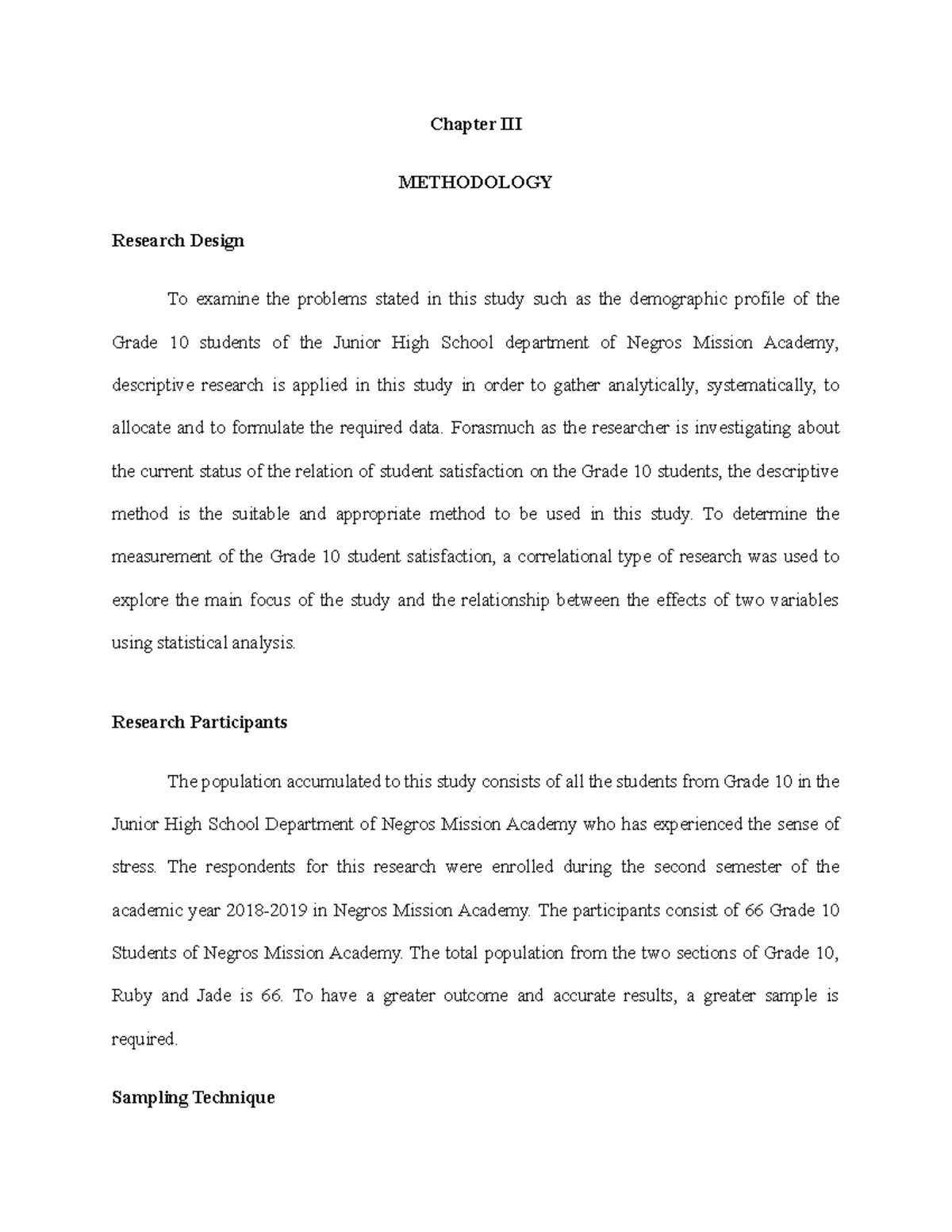 Capstone-chapter 3-5 - Capstone-chapter 3-5 - Chapter III METHODOLOGY ...