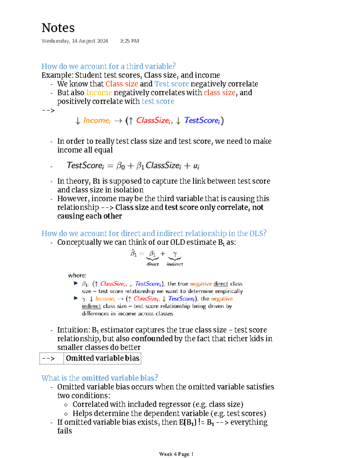 Multiple Linear Regression Note - How do we account for a third ...