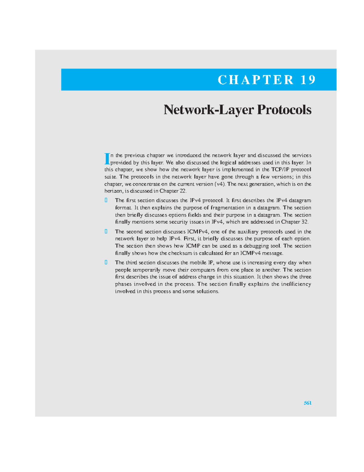 Chapter 19 - Network-Layer Protocols - CHAPTER 19 Network-Layer Protocols I n the previous ...