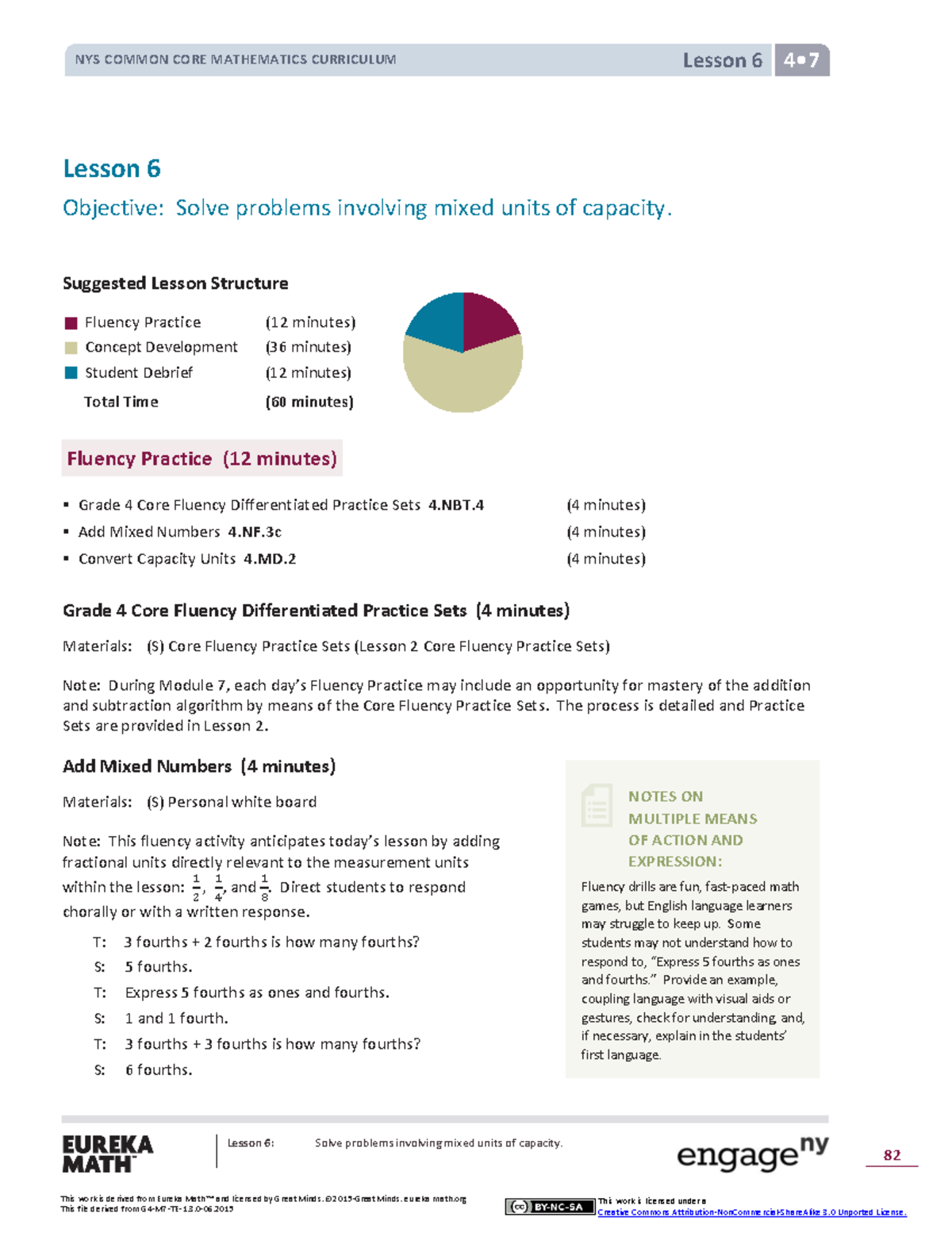 Math g4 m7 topic b lesson 6 - NYS COMMON CORE MATHEMATICS CURRICULUM ...