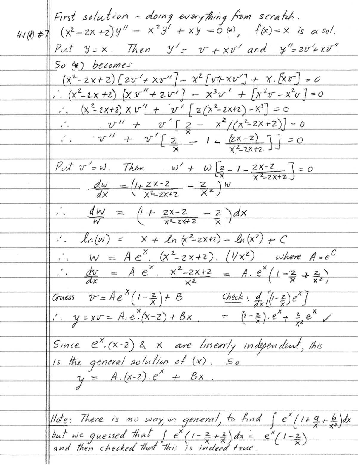 Solution to Prob.4.1D no.7 - MAP 2302 - Studocu