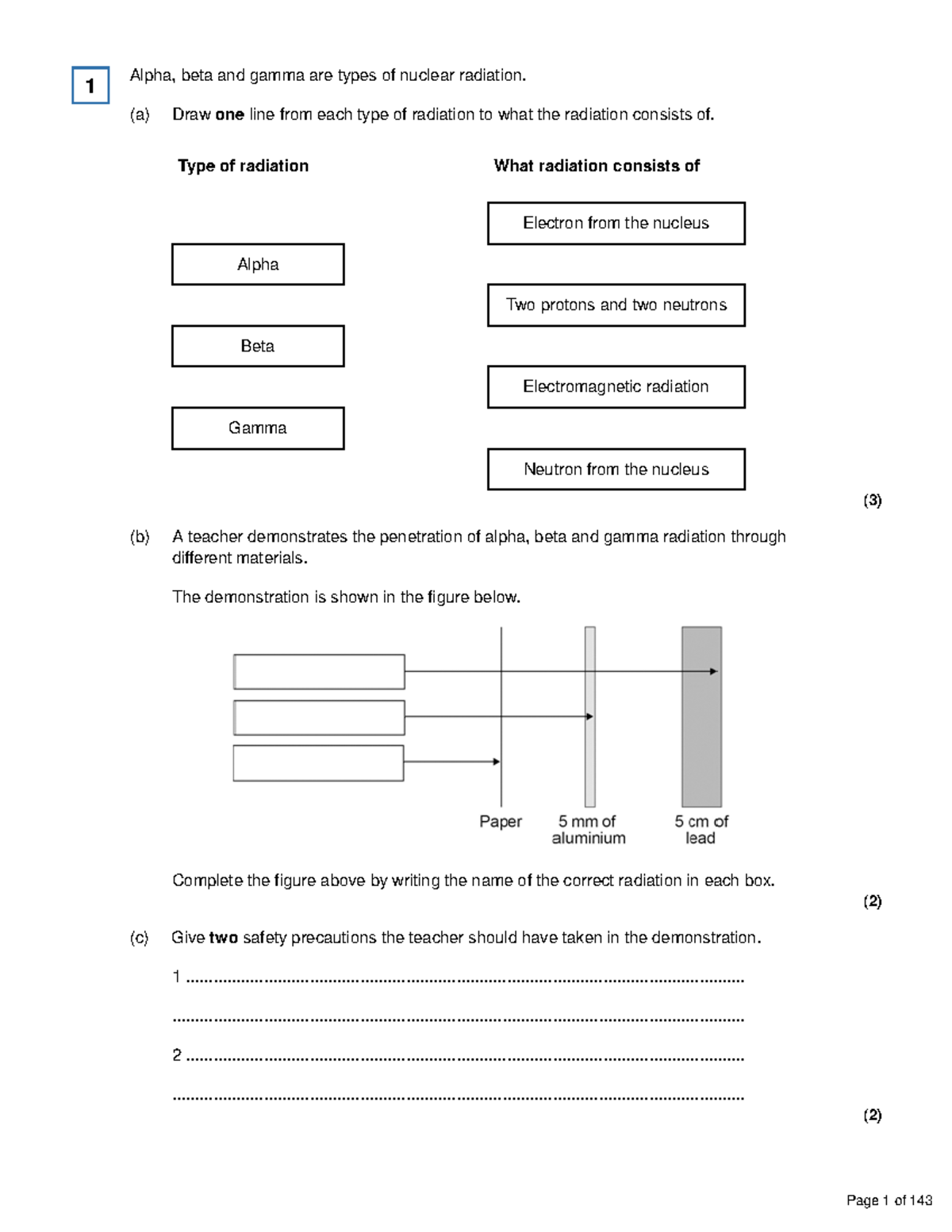 4 4 2Atomsand Nuclear Radiation - Alpha, beta and gamma are types of ...