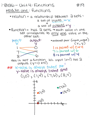 D126 Unit 3 Module 3 Lesson 2 Finding Slope and Y – Intercept in ...
