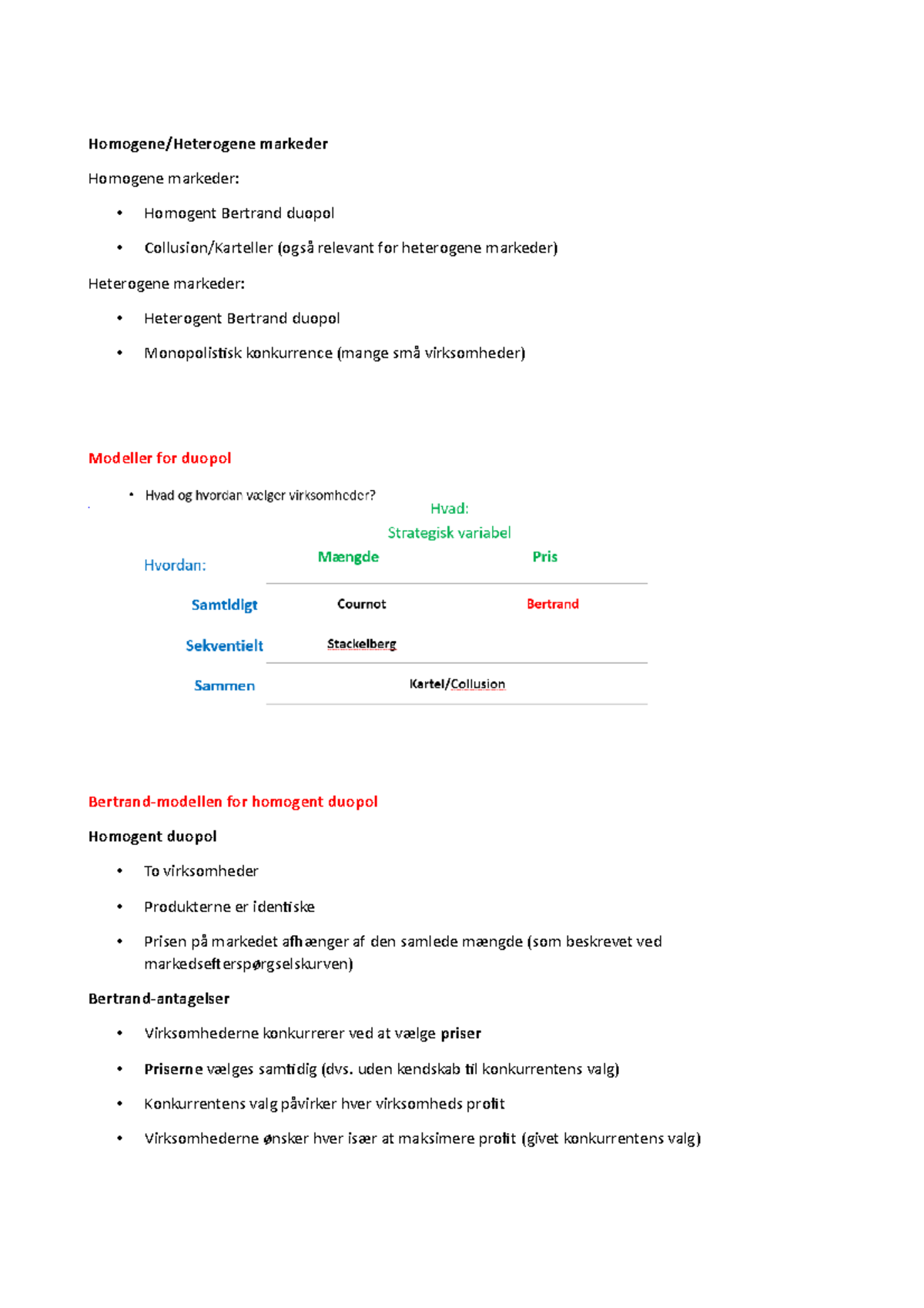 Homogene -hetrogene markeder - Homogene/Heterogene markeder Homogene ...
