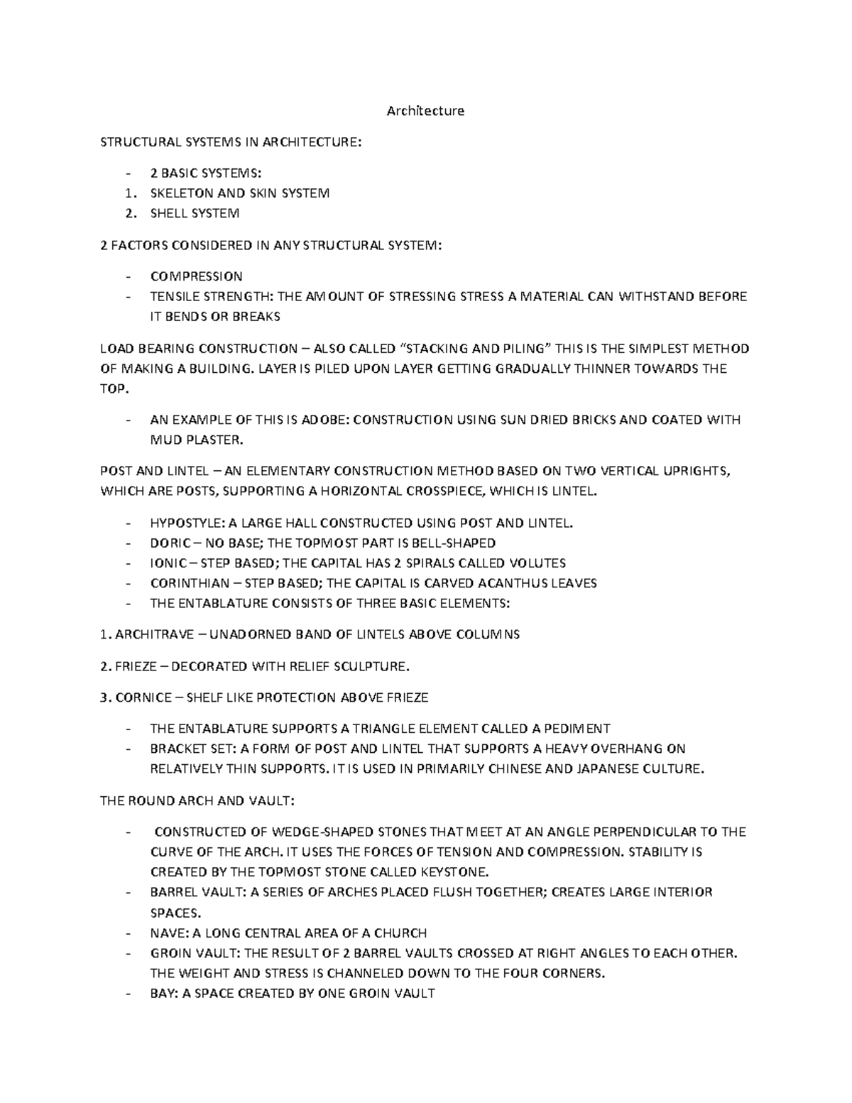Chapter 13 Notes Architecture STRUCTURAL SYSTEMS IN ARCHITECTURE 2 chapter-13-notes-architecture-structural-systems-in-architecture-2