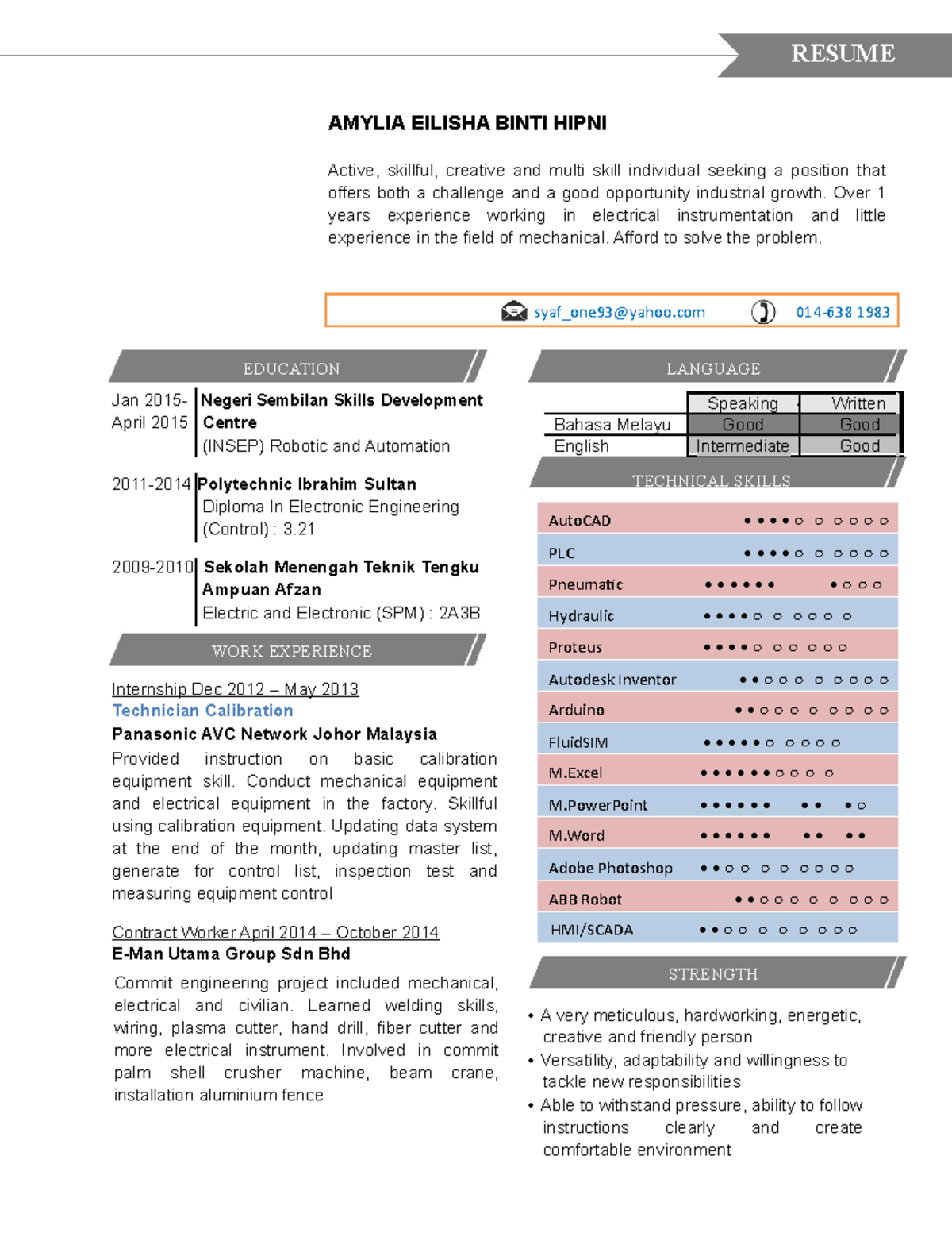 Contoh resume terbaik 2 - RESUME AMYLIA EILISHA BINTI HIPNI Active ...